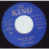 BILLY LaMONT "HEAR ME NOW/COME ON RIGHT NOW" 7"